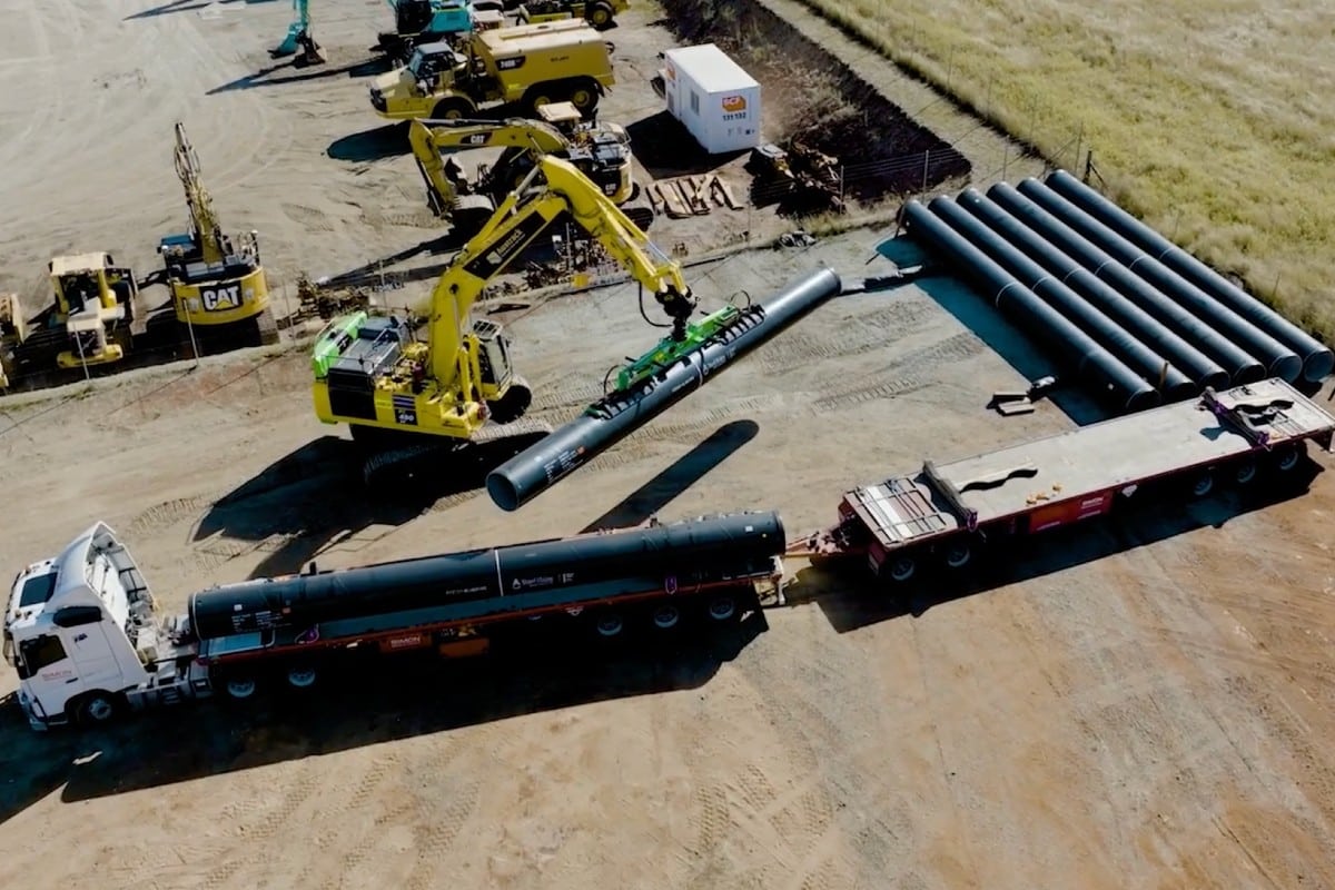 First pipes arrive for Fitzroy to Gladstone Pipeline - The Australian ...